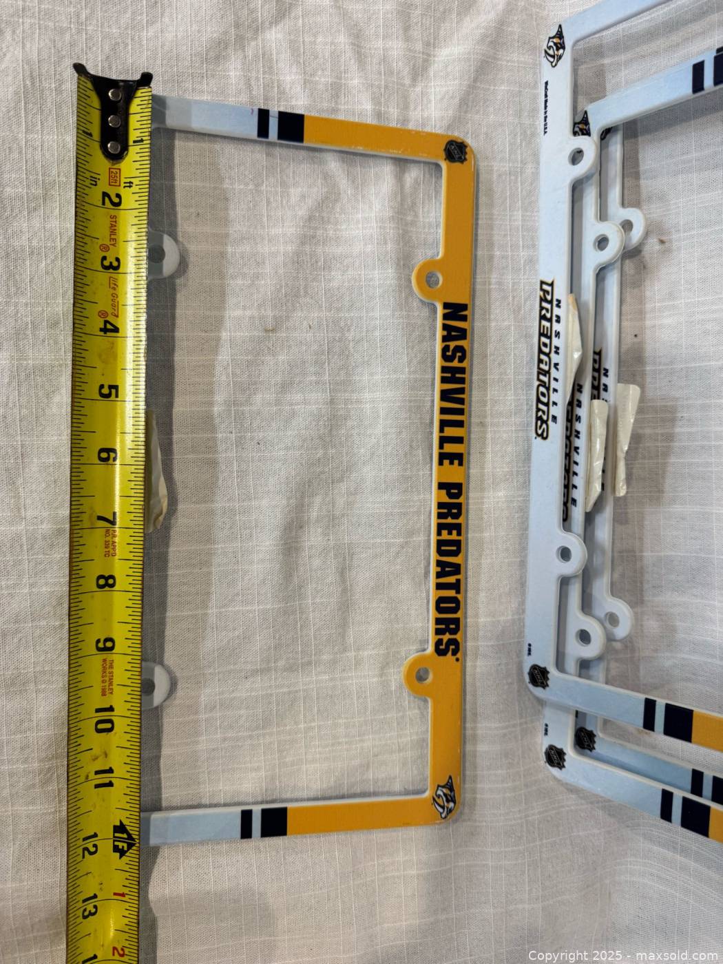 4 Nashville Predators NHL license plate frames | Maxsold