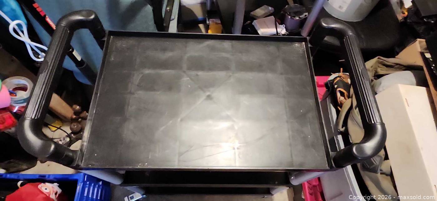 Plastic 3-Shelf Trolley on Locking Wheels | Maxsold