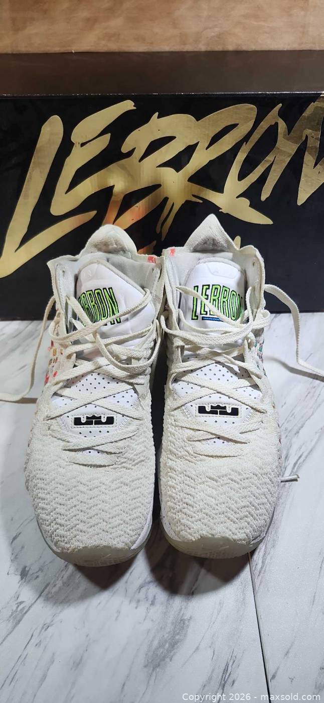 Nike LeBron 17 “Air Command Force” sneakers with original box | Maxsold