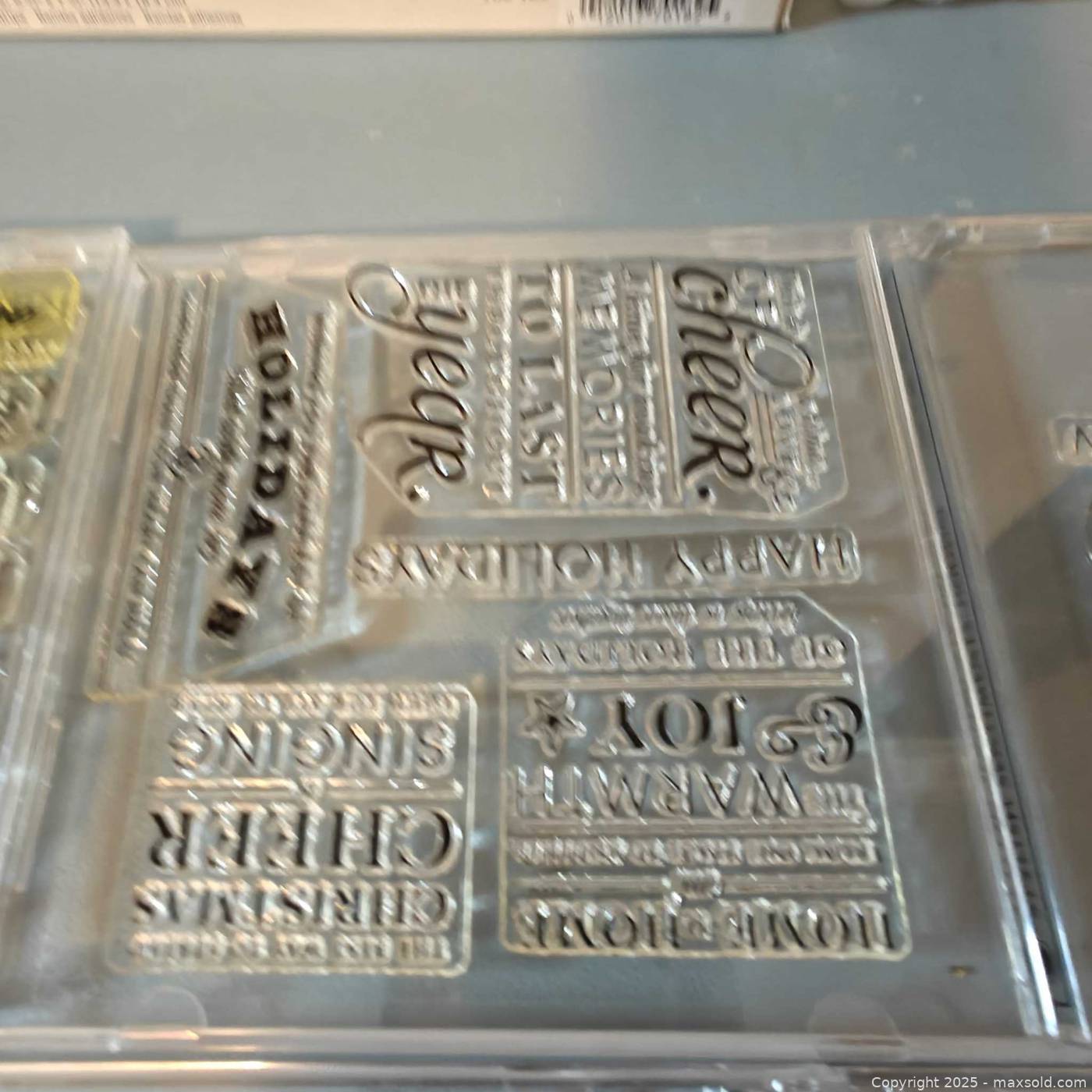 Stampin’ Up clear stamp sets, ink cubes, photo cards | Maxsold
