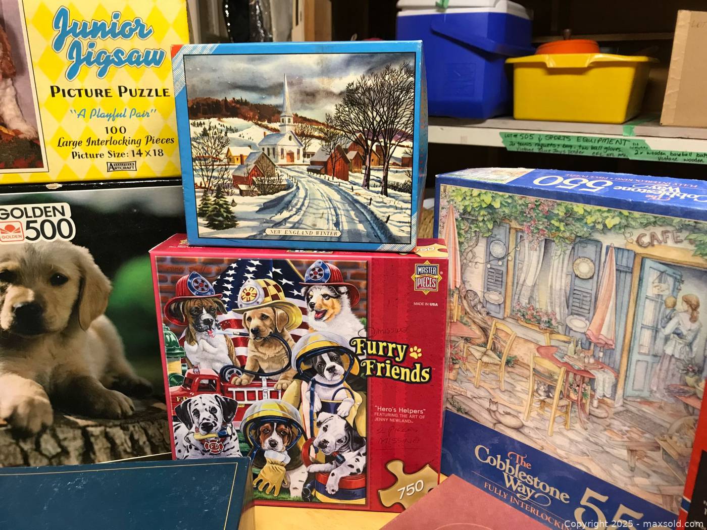 Assorted puzzles and board games | Maxsold
