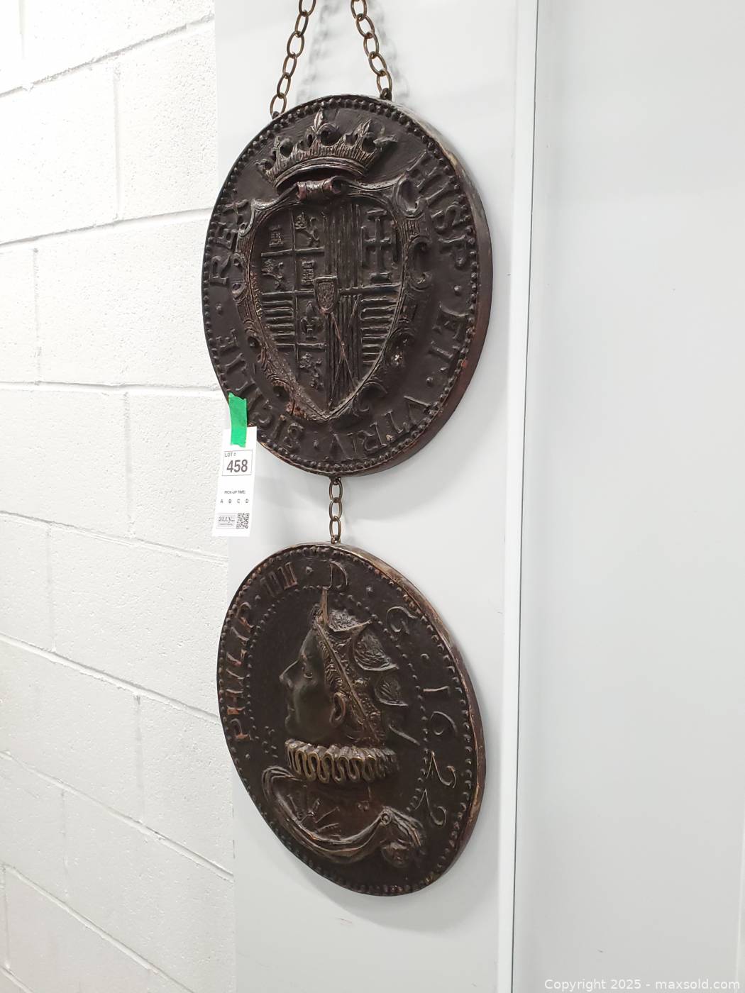 Finesse Originals Spanish coin wall plaques | Maxsold
