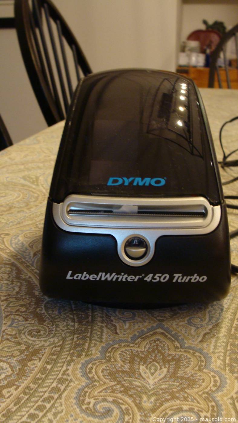 DYMO LabelWriter 450 Turbo printer, cables, labels | Maxsold