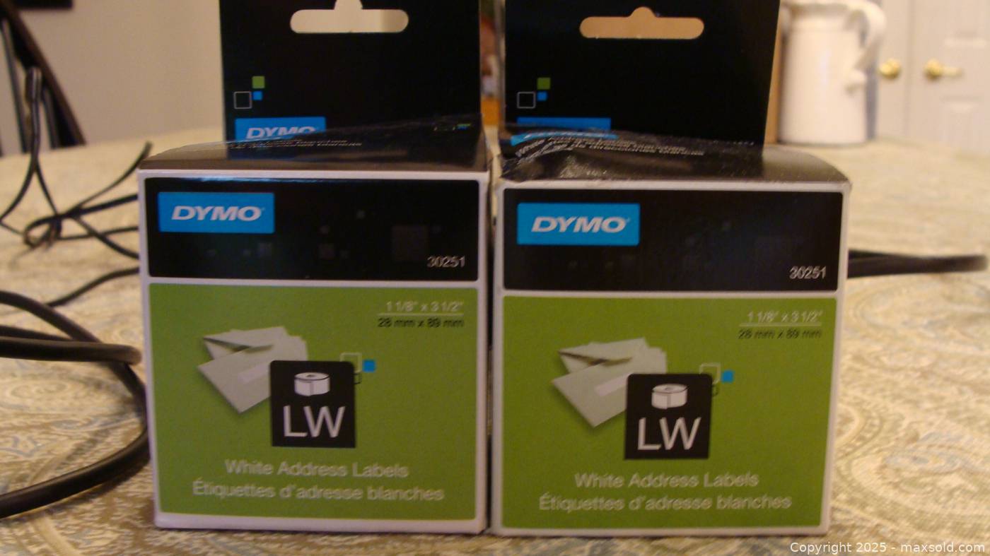 DYMO LabelWriter 450 Turbo printer, cables, labels | Maxsold