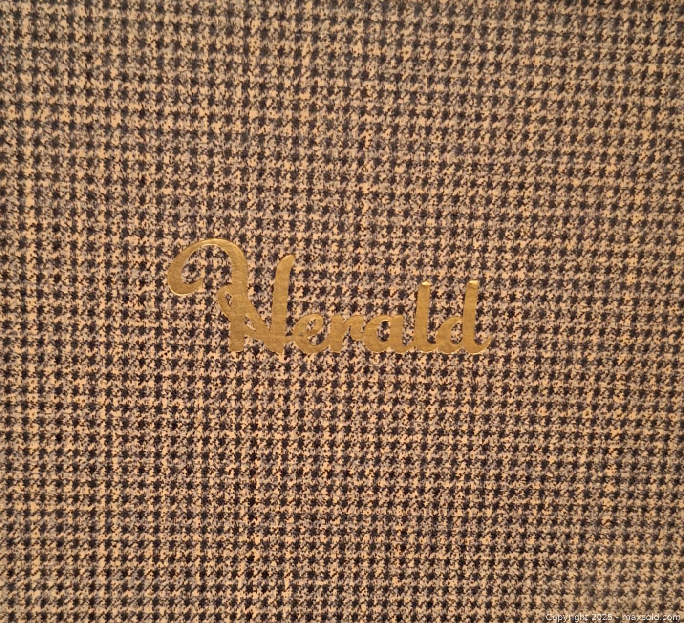 Herald record player with 59 records | Maxsold