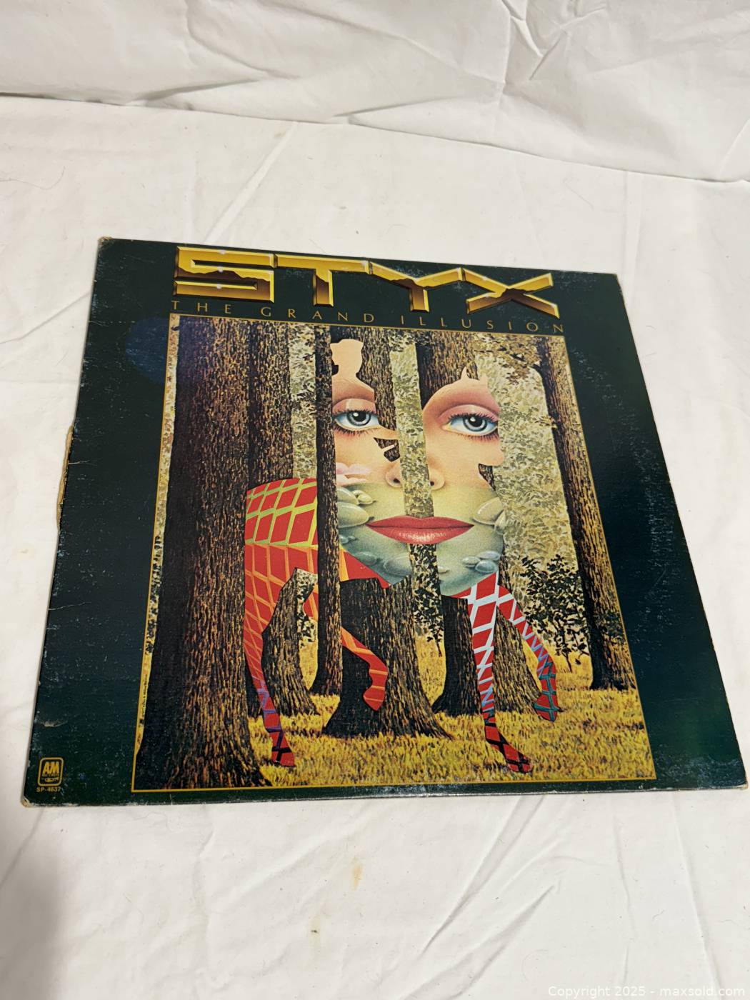 Styx – The Grand Illusion gold vinyl LP 1977 | Maxsold