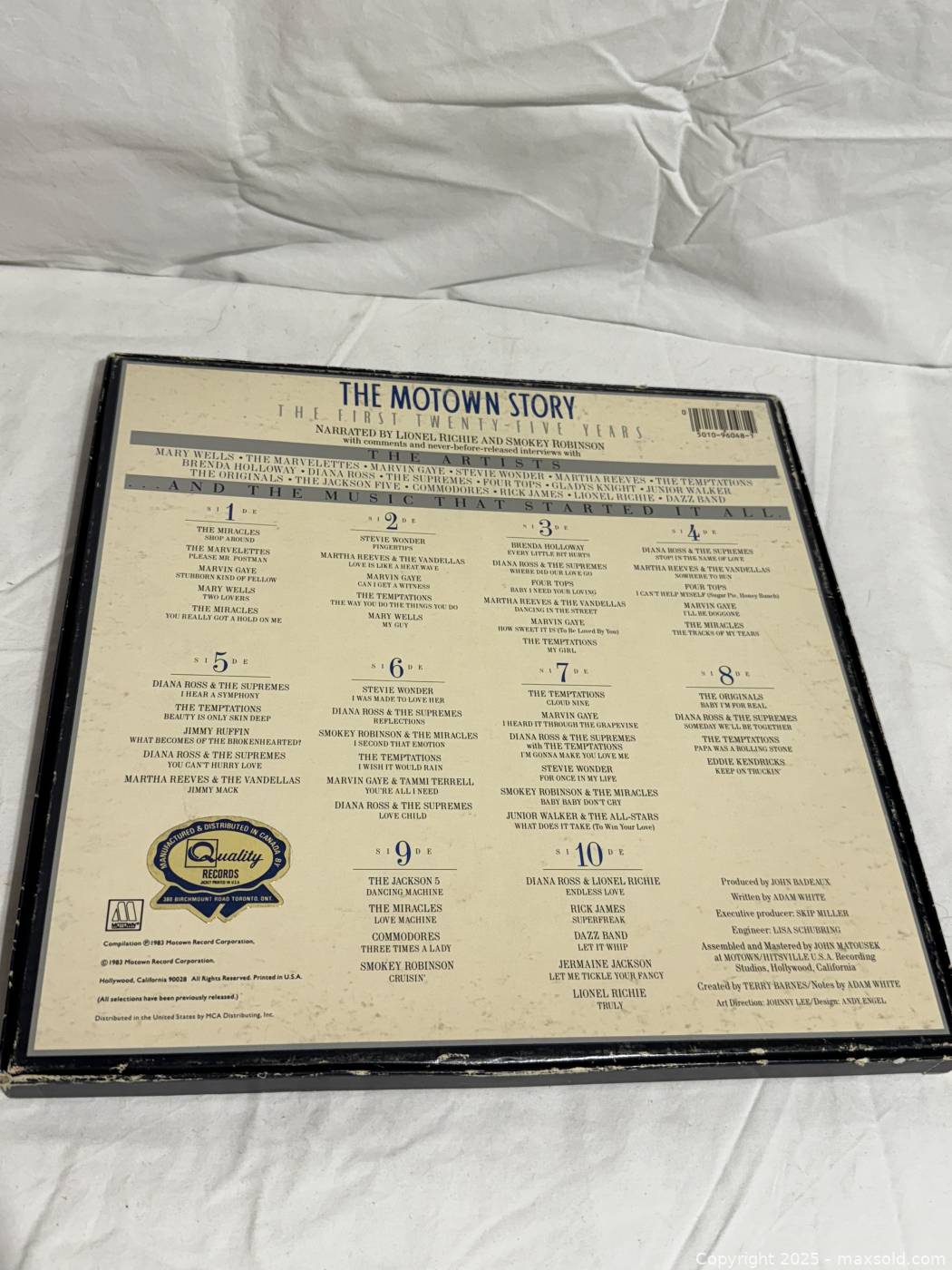 The Motown Story: The First Twenty-Five Years 5-LP Box Set | Maxsold