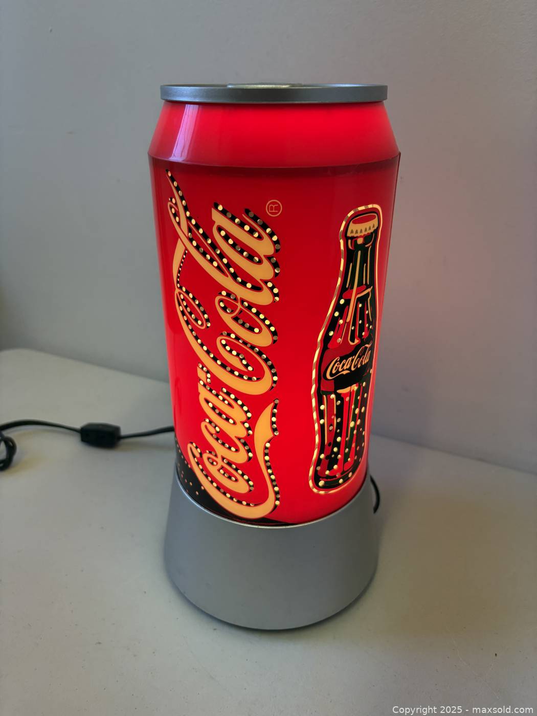 Vintage Coca-Cola Revolving Advertising Lamp | Maxsold