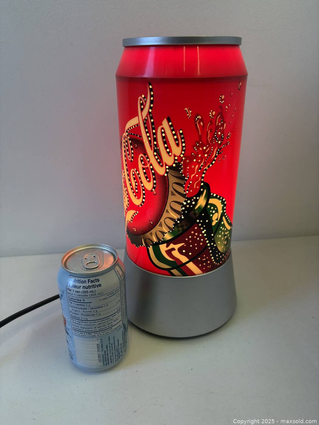 Vintage Coca-Cola Revolving Advertising Lamp | Maxsold