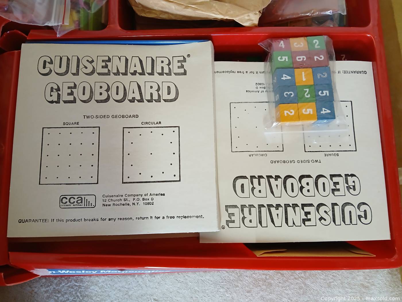 Cuisenaire Geoboard educational kit | Maxsold