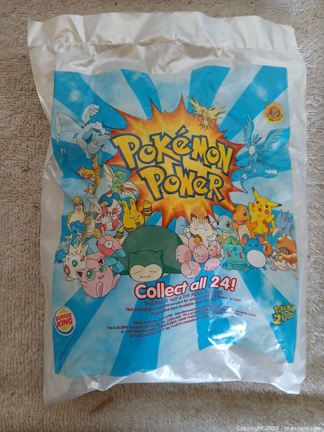 Sealed Pokémon Power card packs, 4 | Maxsold