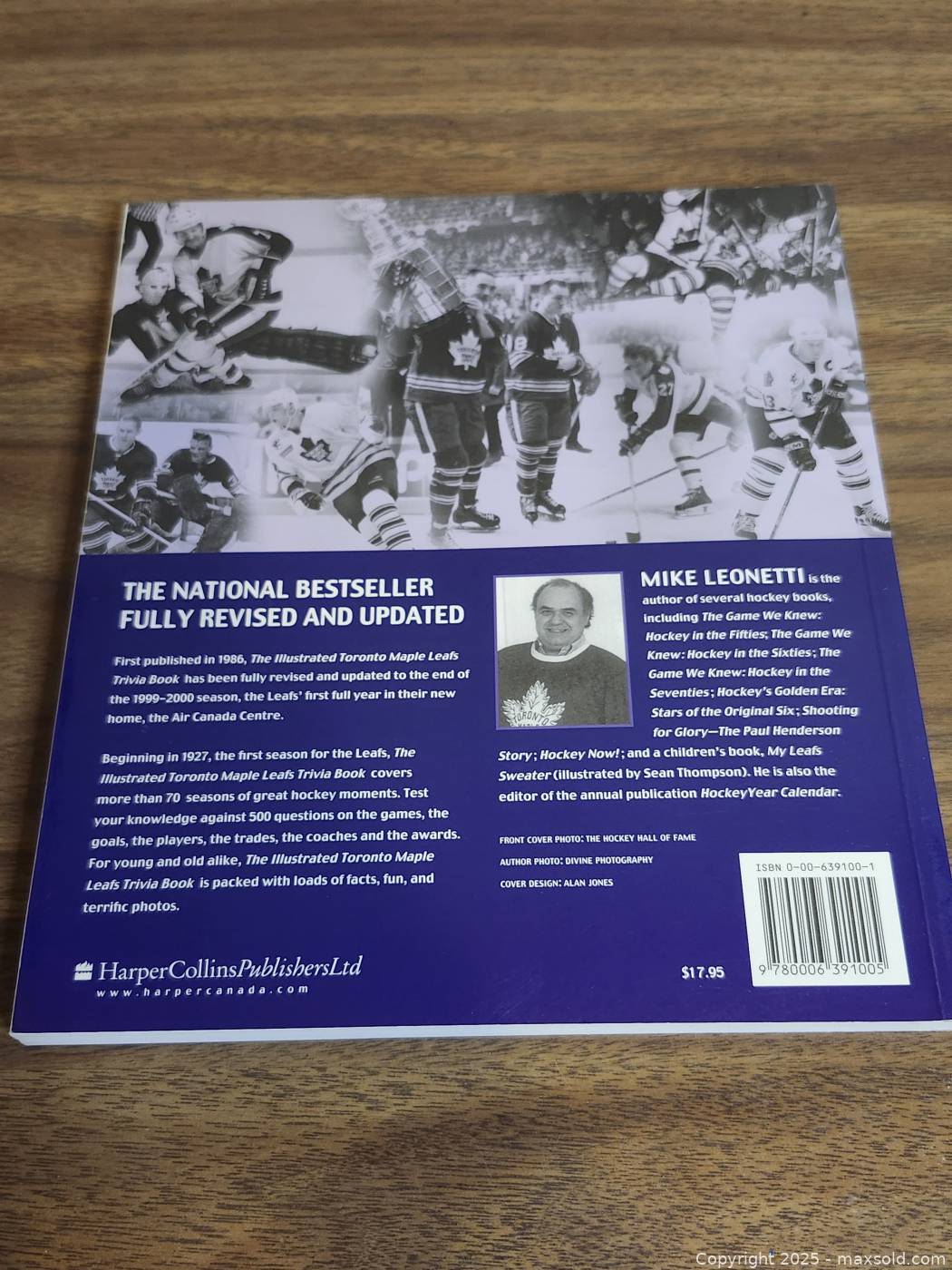 The Illustrated Toronto Maple Leafs Trivia Book 1927-2000 Paperback ...