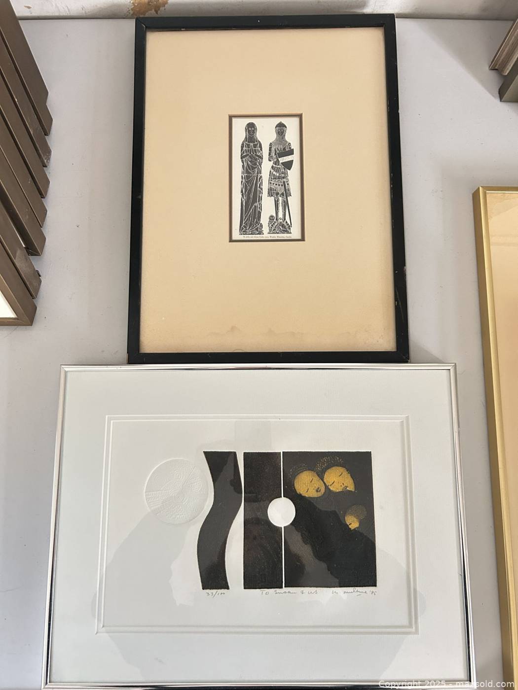 Sir John & Alyne Creke Print, Mathias Mulene Abstract 33⁄100 | Maxsold