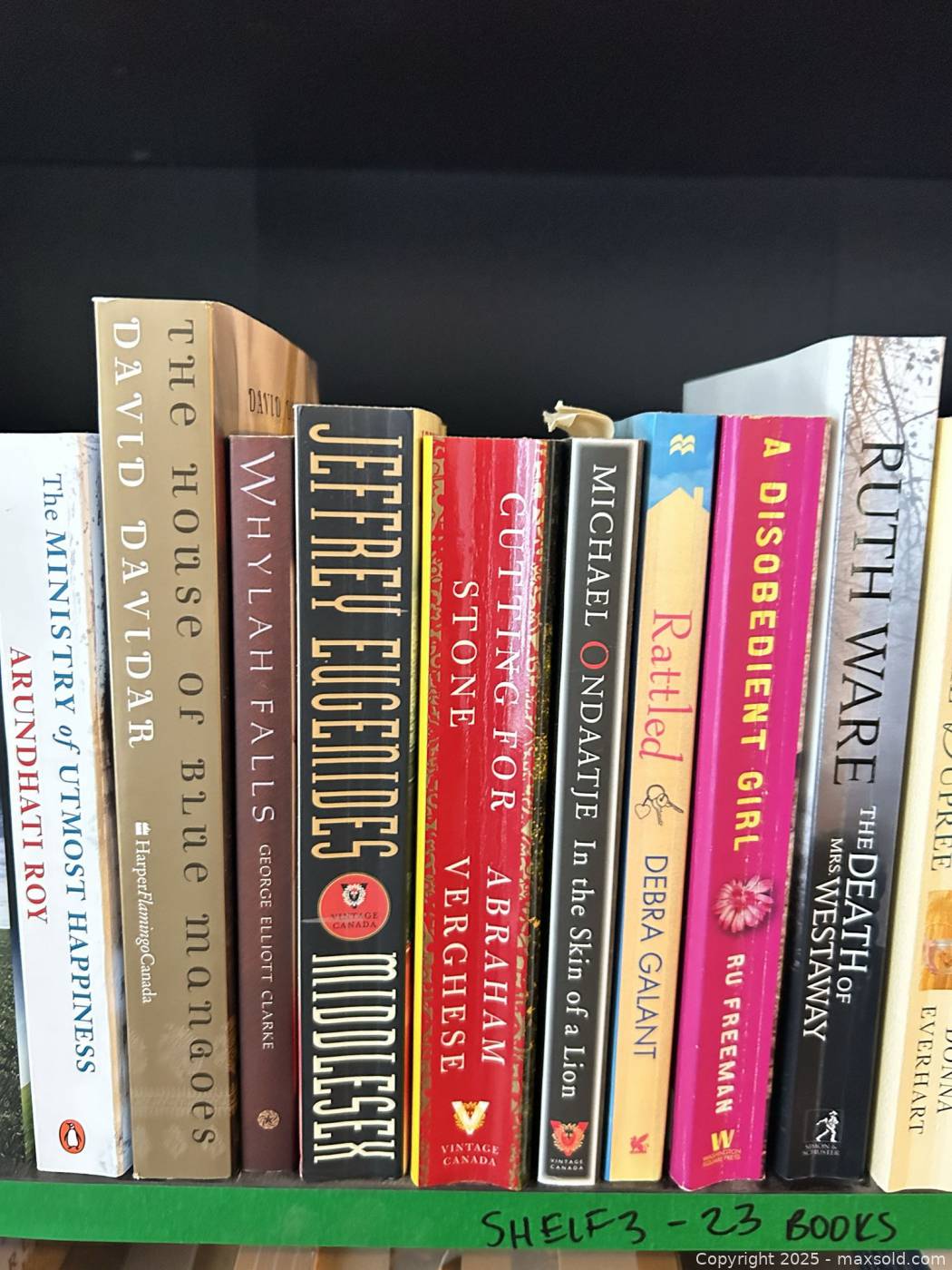 23 English fiction books mixed formats | Maxsold