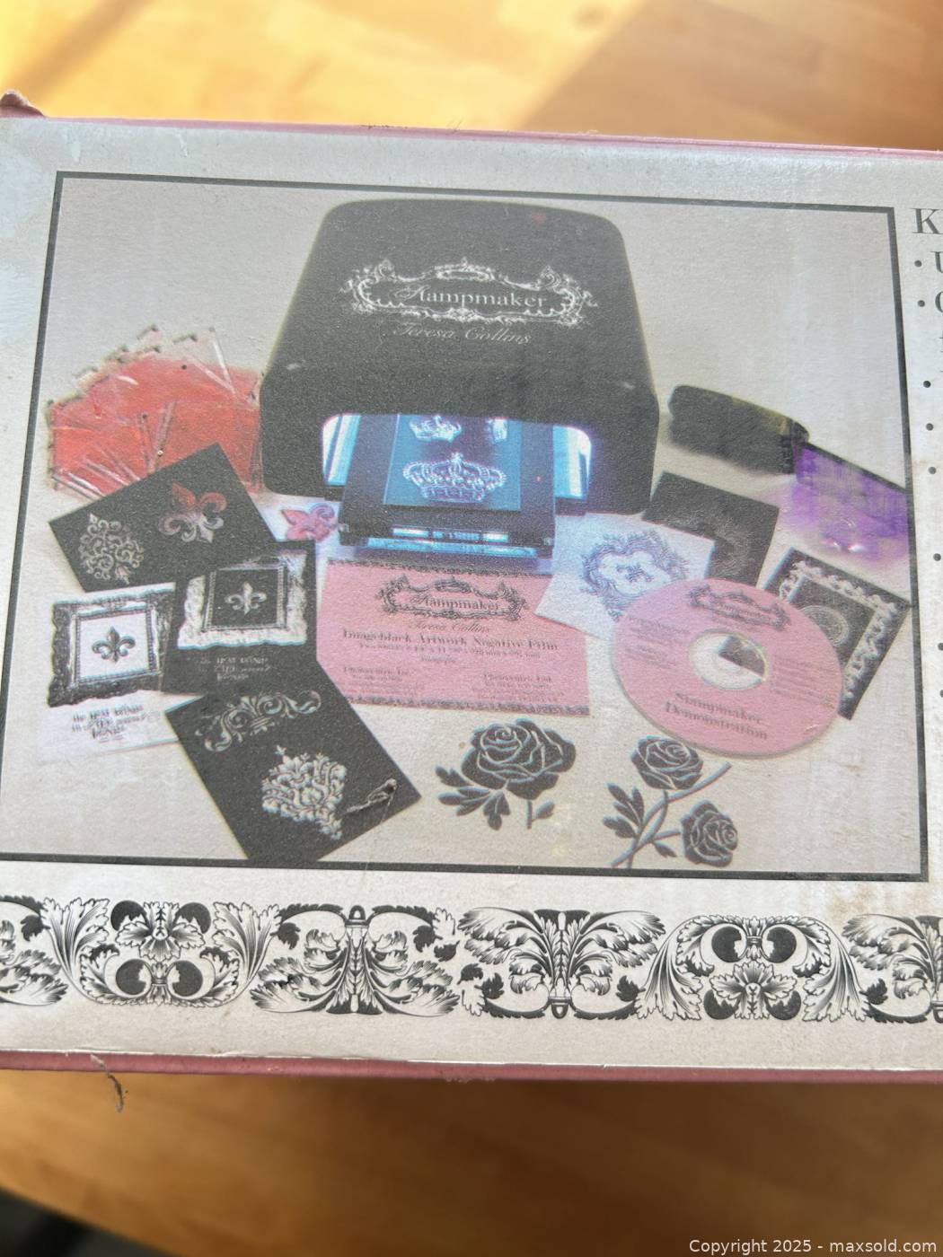 Teresa Collins Stampmaker UV stamp and embossing kit | Maxsold