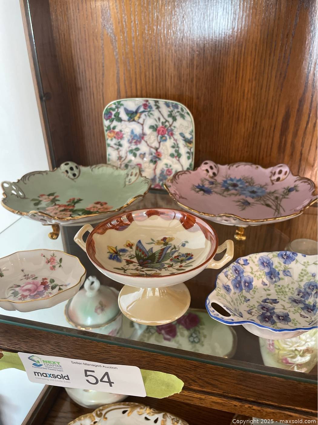 Assorted china candy and compote dishes | Maxsold