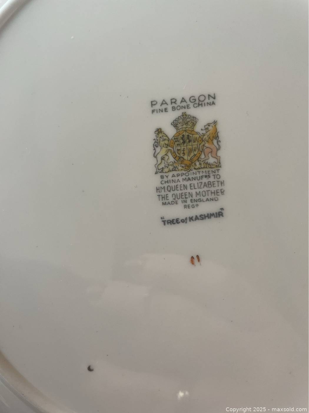 Paragon Tree of Kashmir china plates and bowls | Maxsold