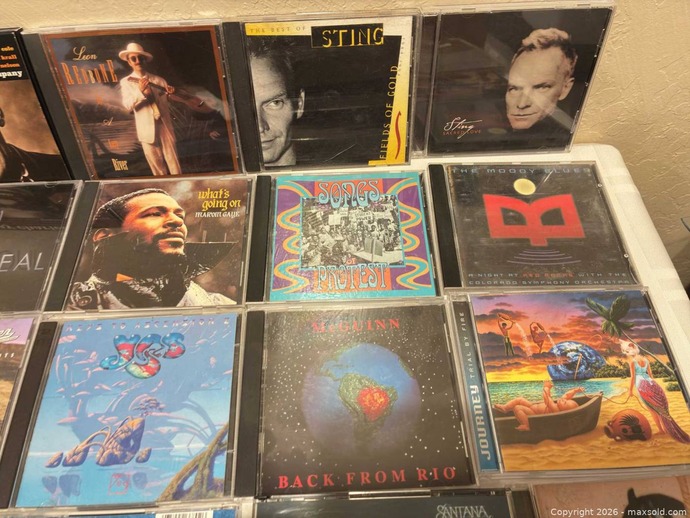 36 Classic Rock & Soul CDs with Bootlegs | Maxsold