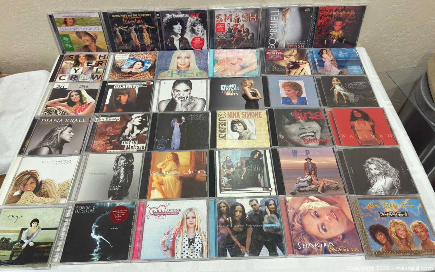 36 Rock & Pop Female Vocalist CDs | Maxsold