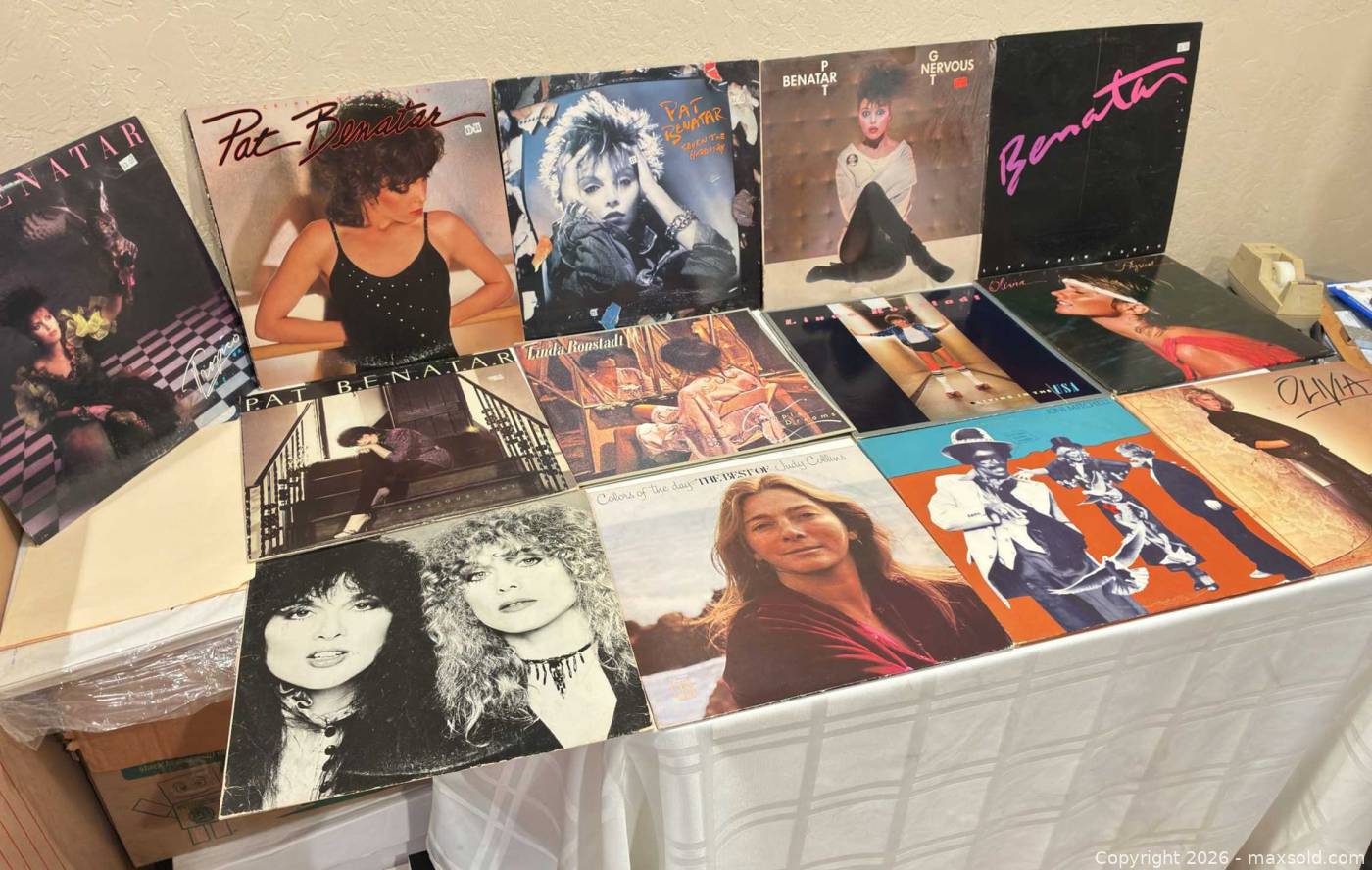 13 female rock & pop vocalist vinyl LPs 1970s-80s | Maxsold
