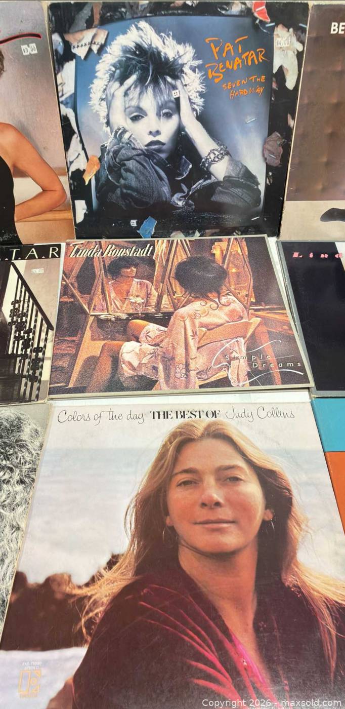 13 female rock & pop vocalist vinyl LPs 1970s-80s | Maxsold