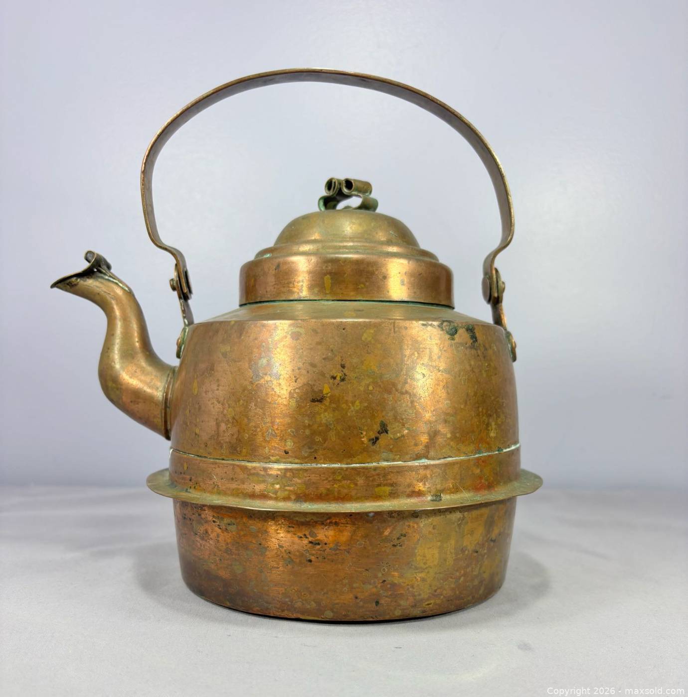 Antique O. Jonsson 2 L copper tea kettle | Maxsold
