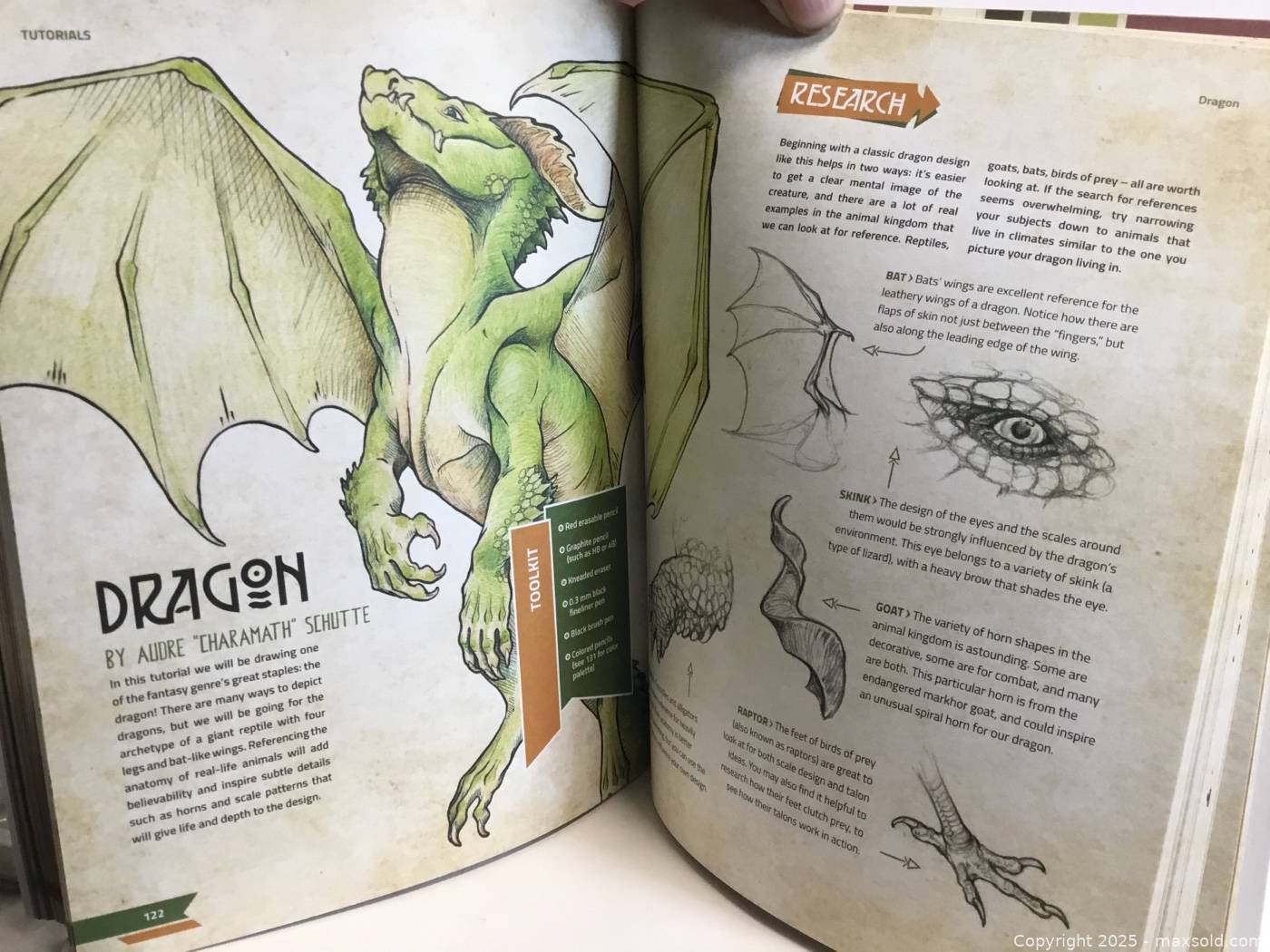 Beginner's Guide to Fantasy Drawing book | Maxsold