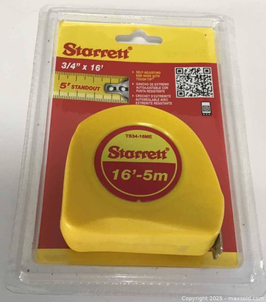 Starrett 3/4" x 16' measuring tape | Maxsold