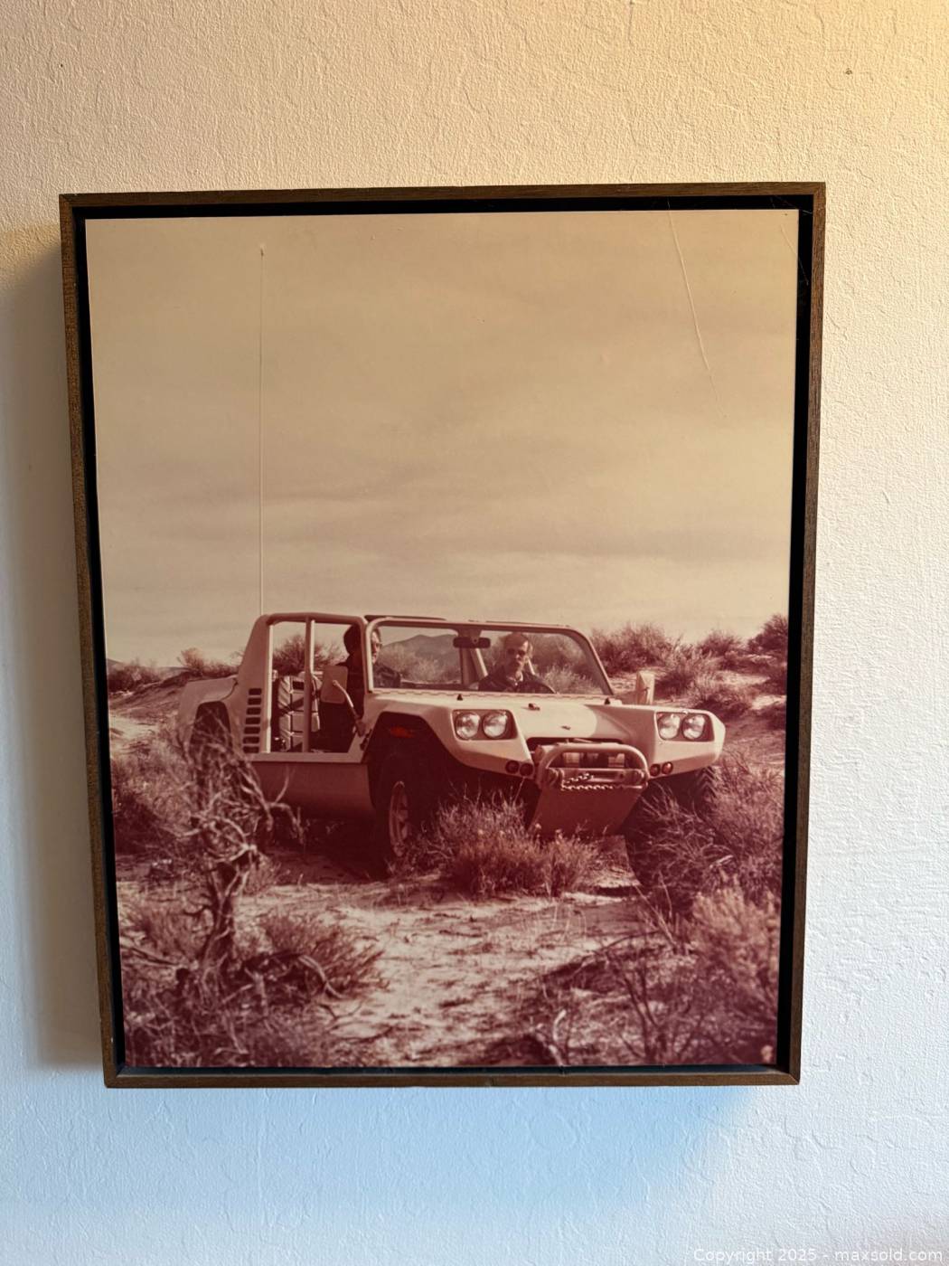 1977 Lamborghini Cheetah prototype framed photograph | Maxsold