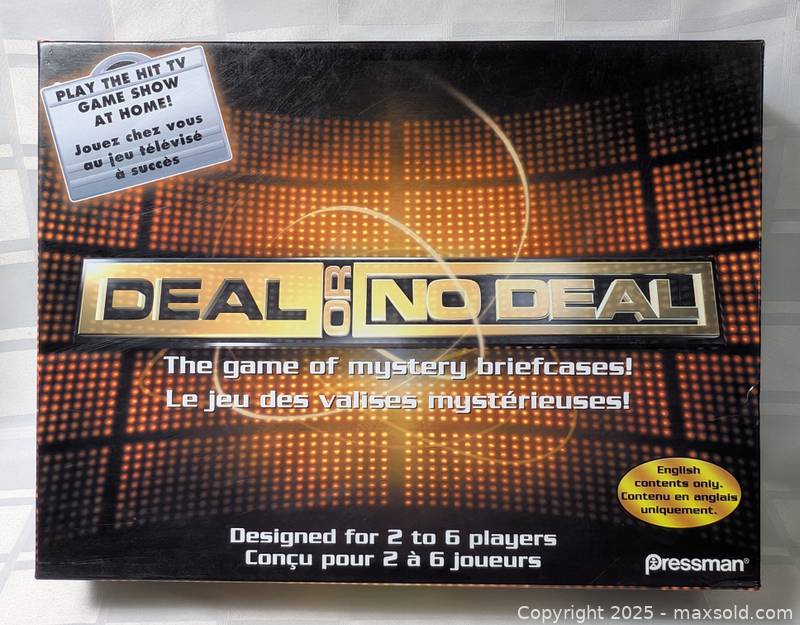 Pressman Deal or No Deal board game | Maxsold