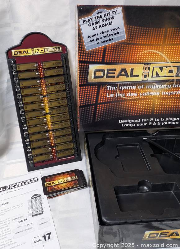 Pressman Deal or No Deal board game | Maxsold