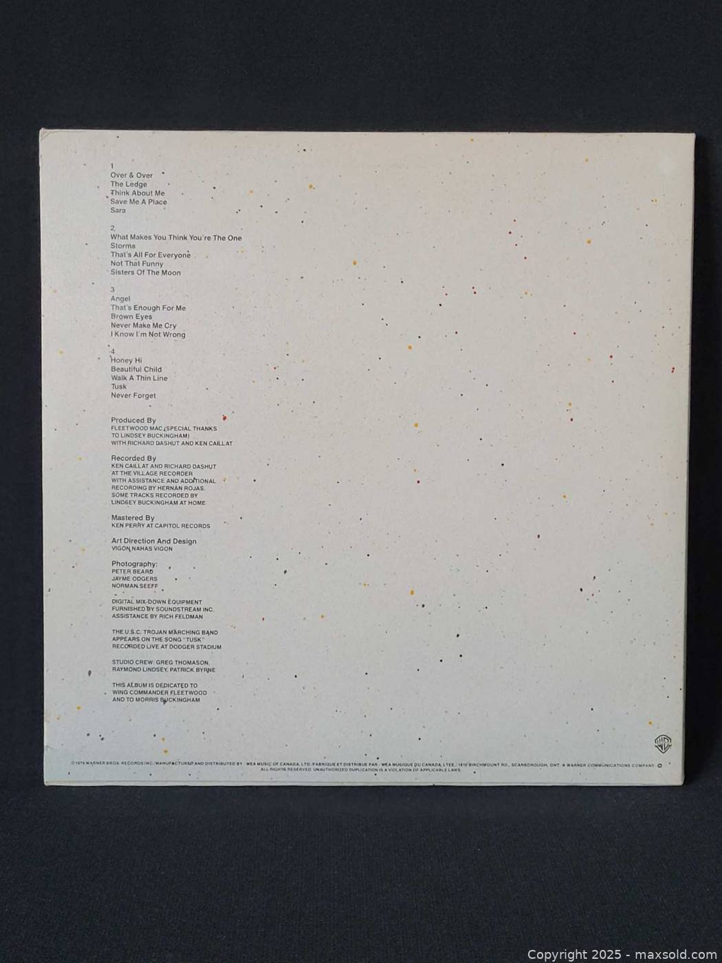 Fleetwood Mac Tusk double LP vinyl record | Maxsold