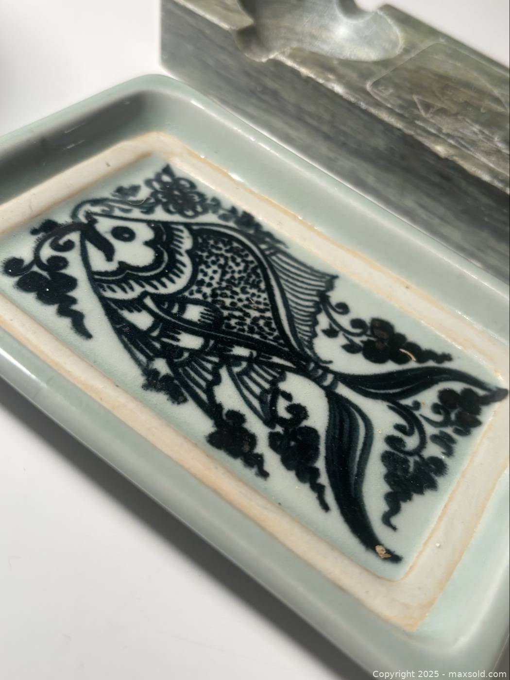 Soapstone Ashtray And Ceramic Fish Dish | Maxsold