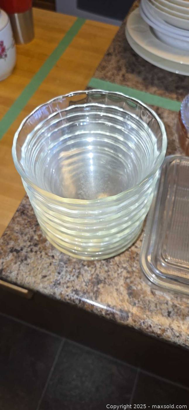Assorted Clear Glass Tableware | Maxsold