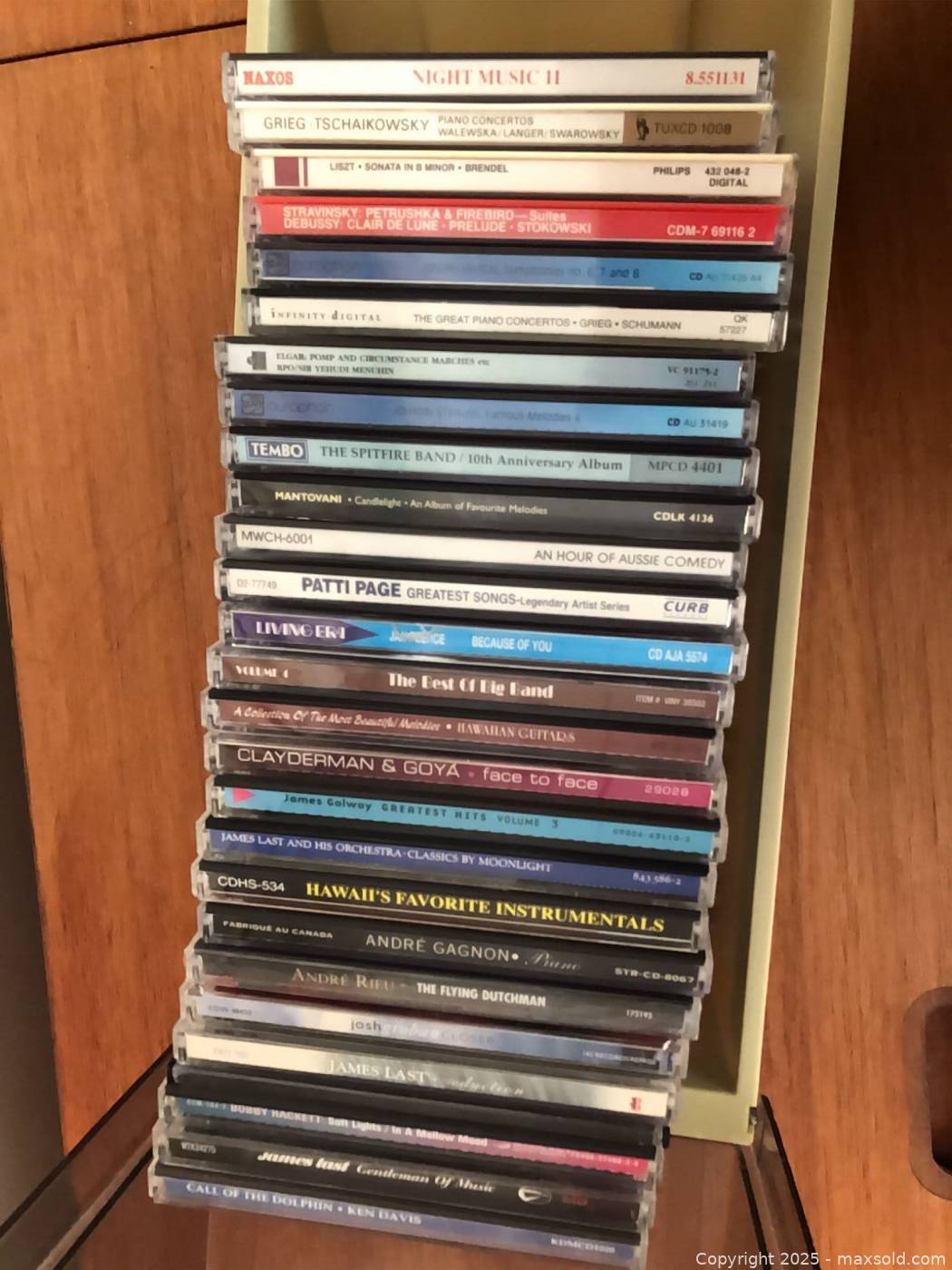 Audio CD collection with carriers and cases | Maxsold