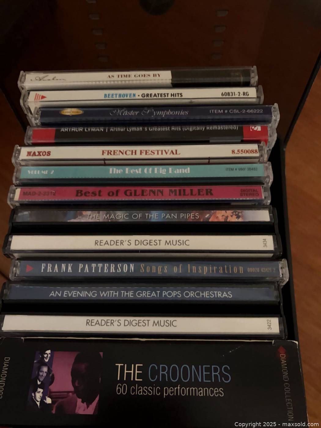 Audio CD collection with carriers and cases | Maxsold