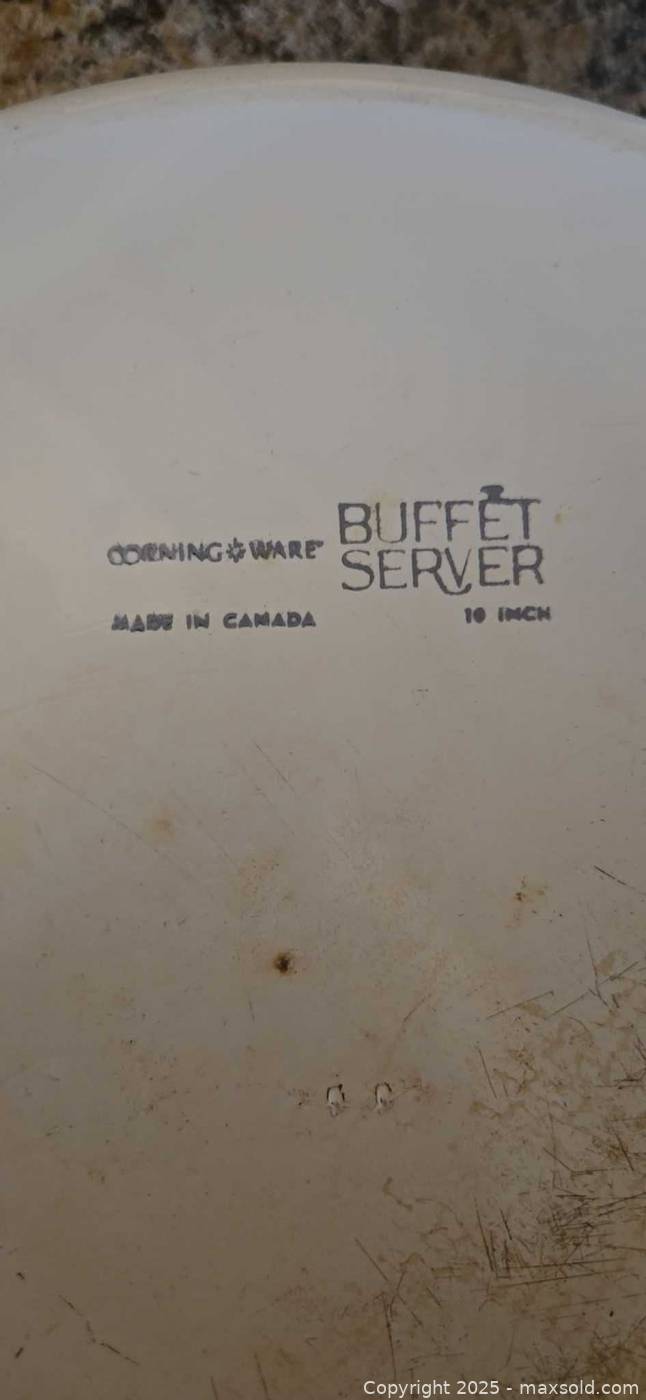 Corning Ware 10" Buffet Servers set of 4 | Maxsold