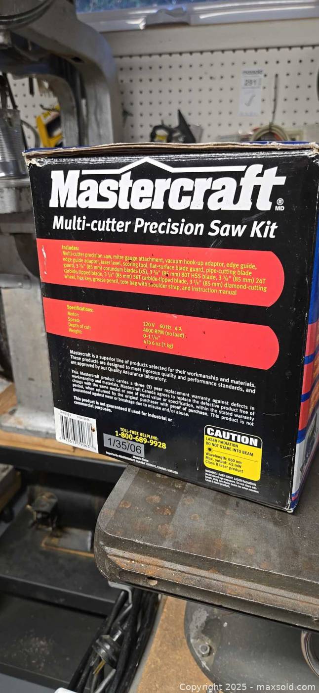 Mastercraft 22-piece Multi-cutter Precision Saw Kit | Maxsold