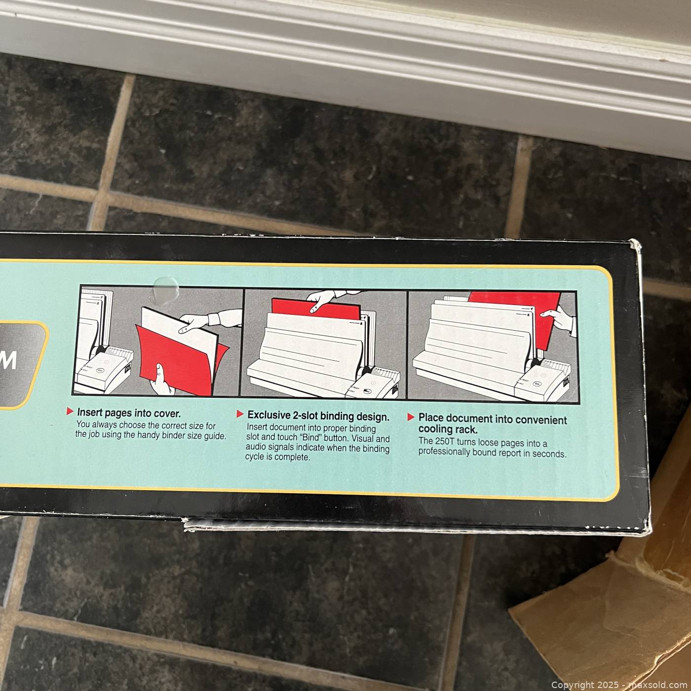 Therm-A-Bind thermal book binder with 4 packs covers | Maxsold