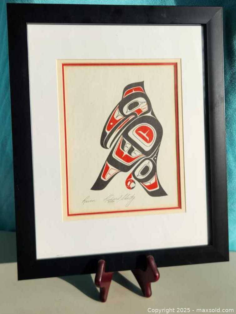 Richard Shorty limited edition framed print Raven | Maxsold