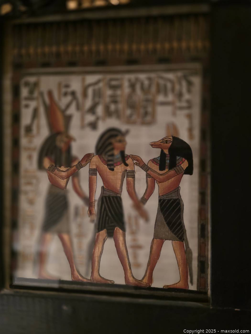 Egyptian framed papyrus artwork | Maxsold