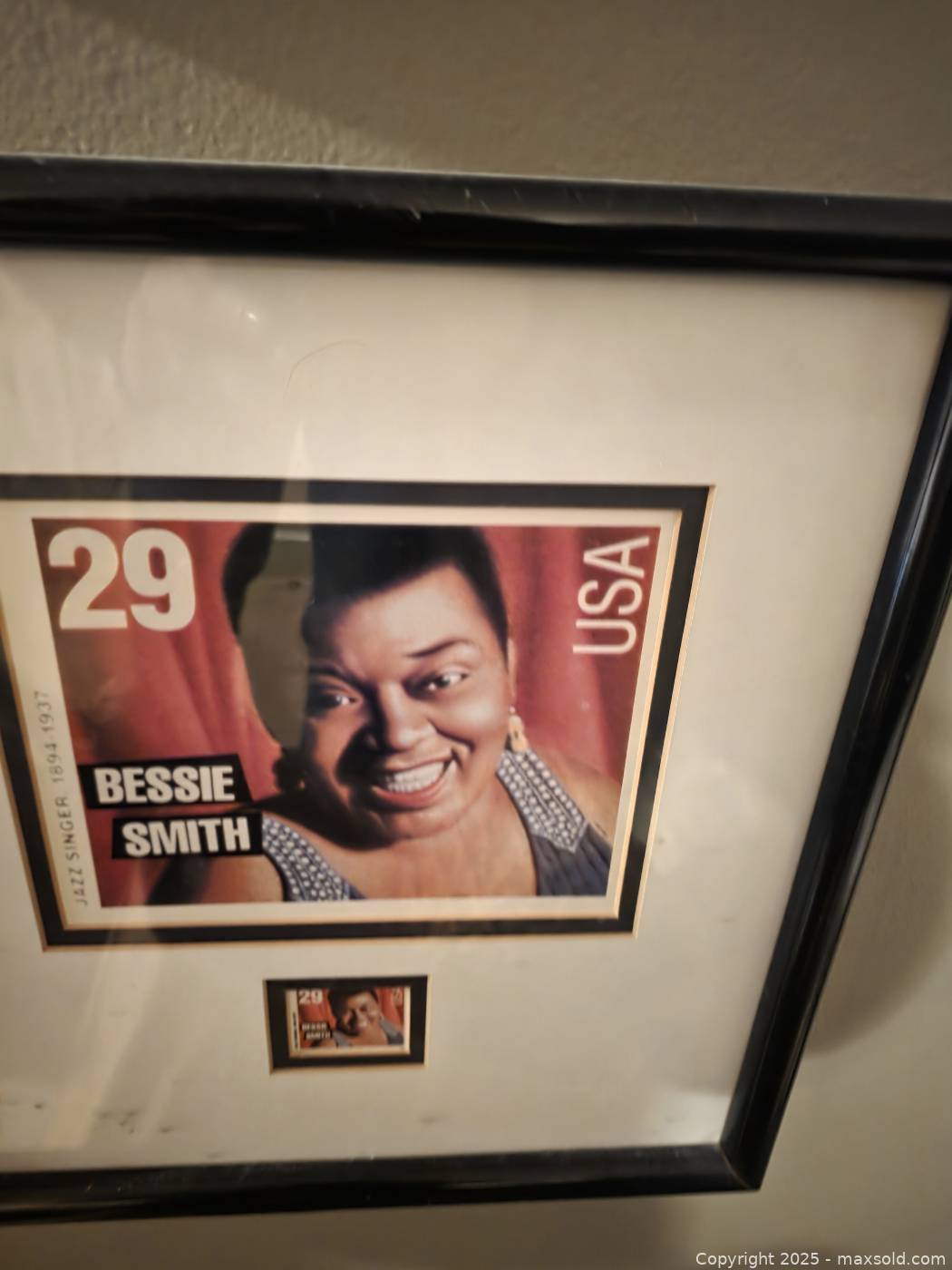 Lot of 4 Framed Jazz Stamp Displays | Maxsold