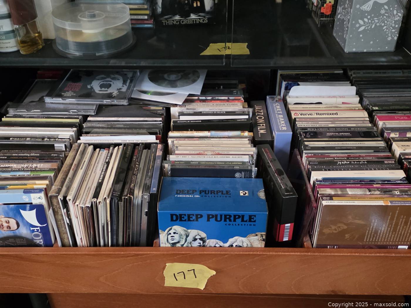 Approx. 80–120 CDs and cassette tapes | Maxsold