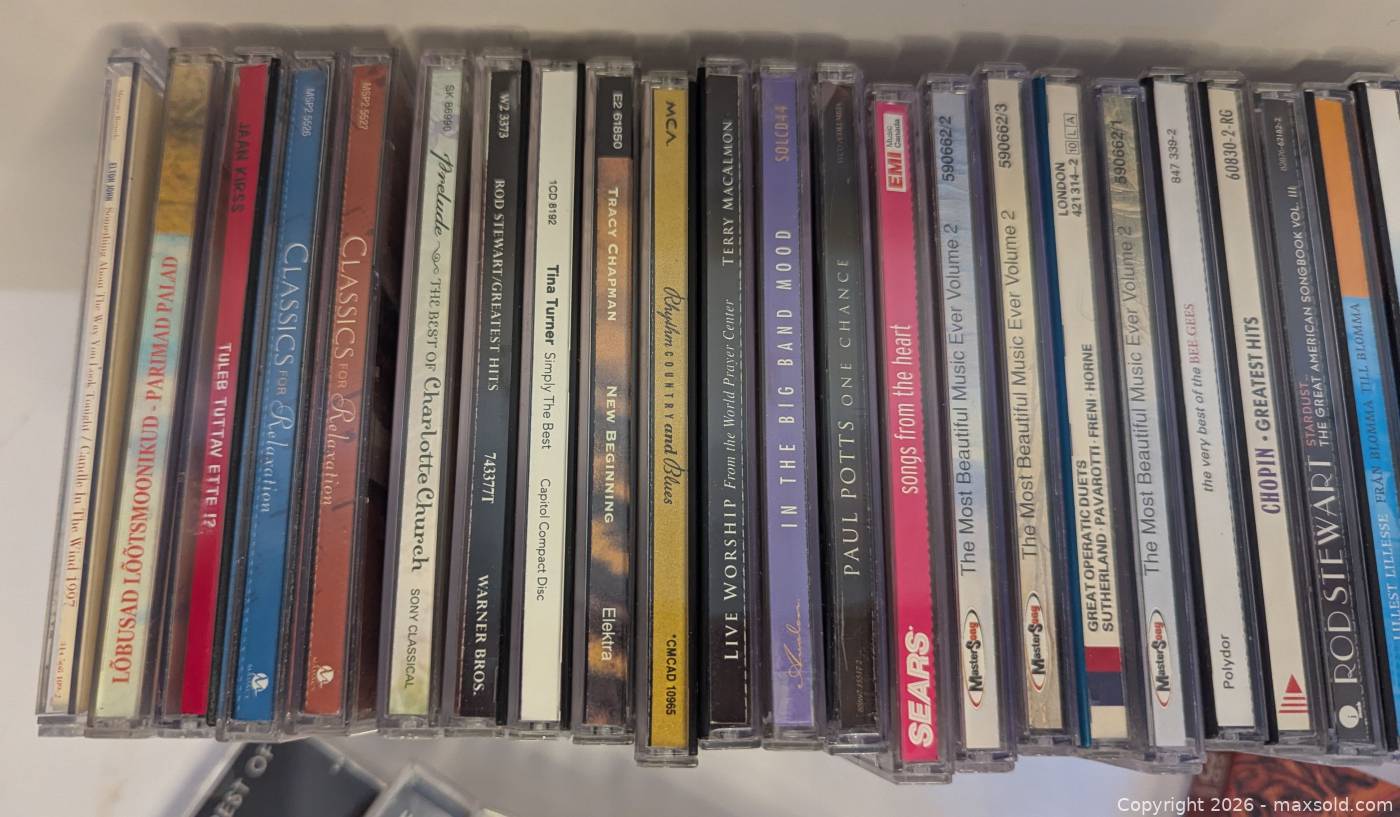 Mixed-genre audio CDs 1990s-2000s | Maxsold