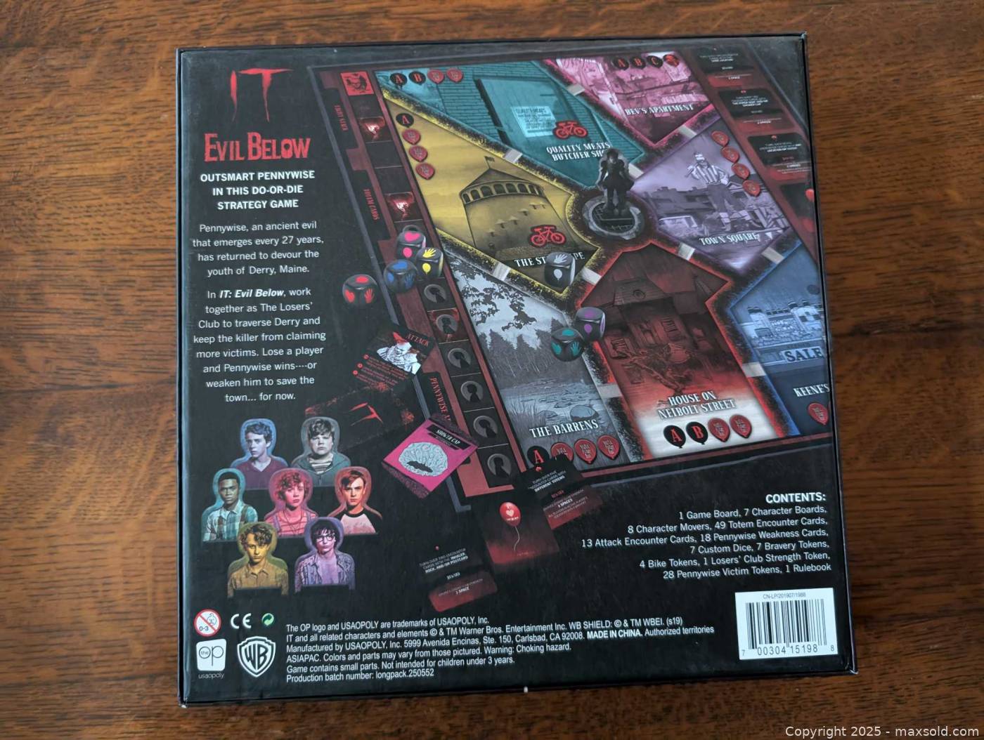 IT: Evil Below strategy board game | Maxsold