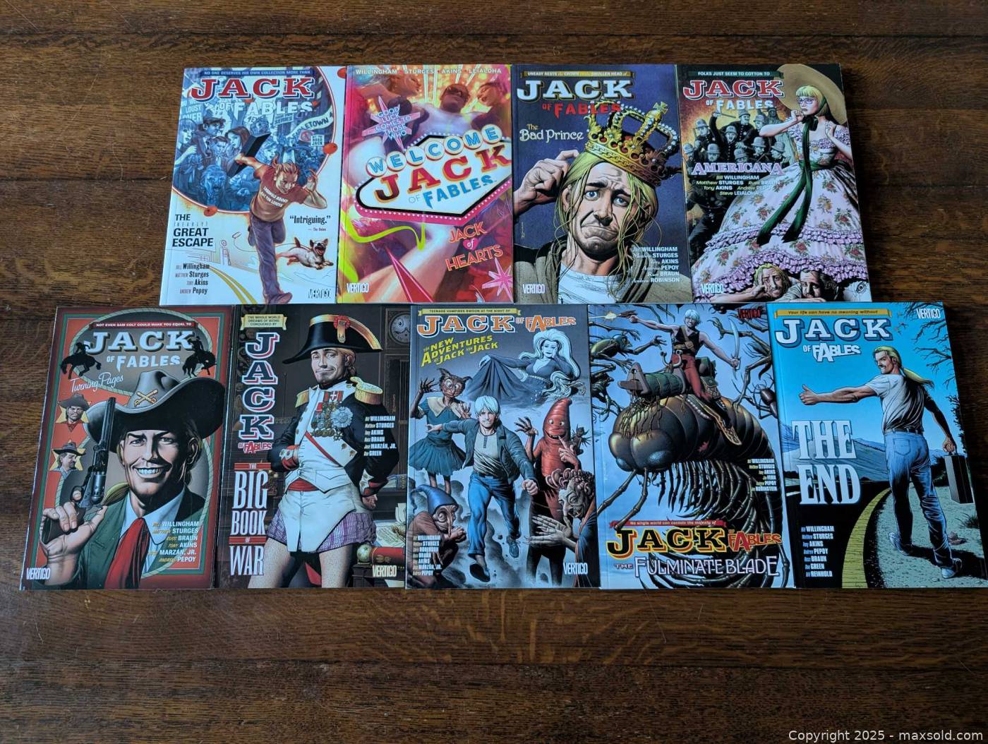 Jack of Fables Volumes 1-9 | Maxsold