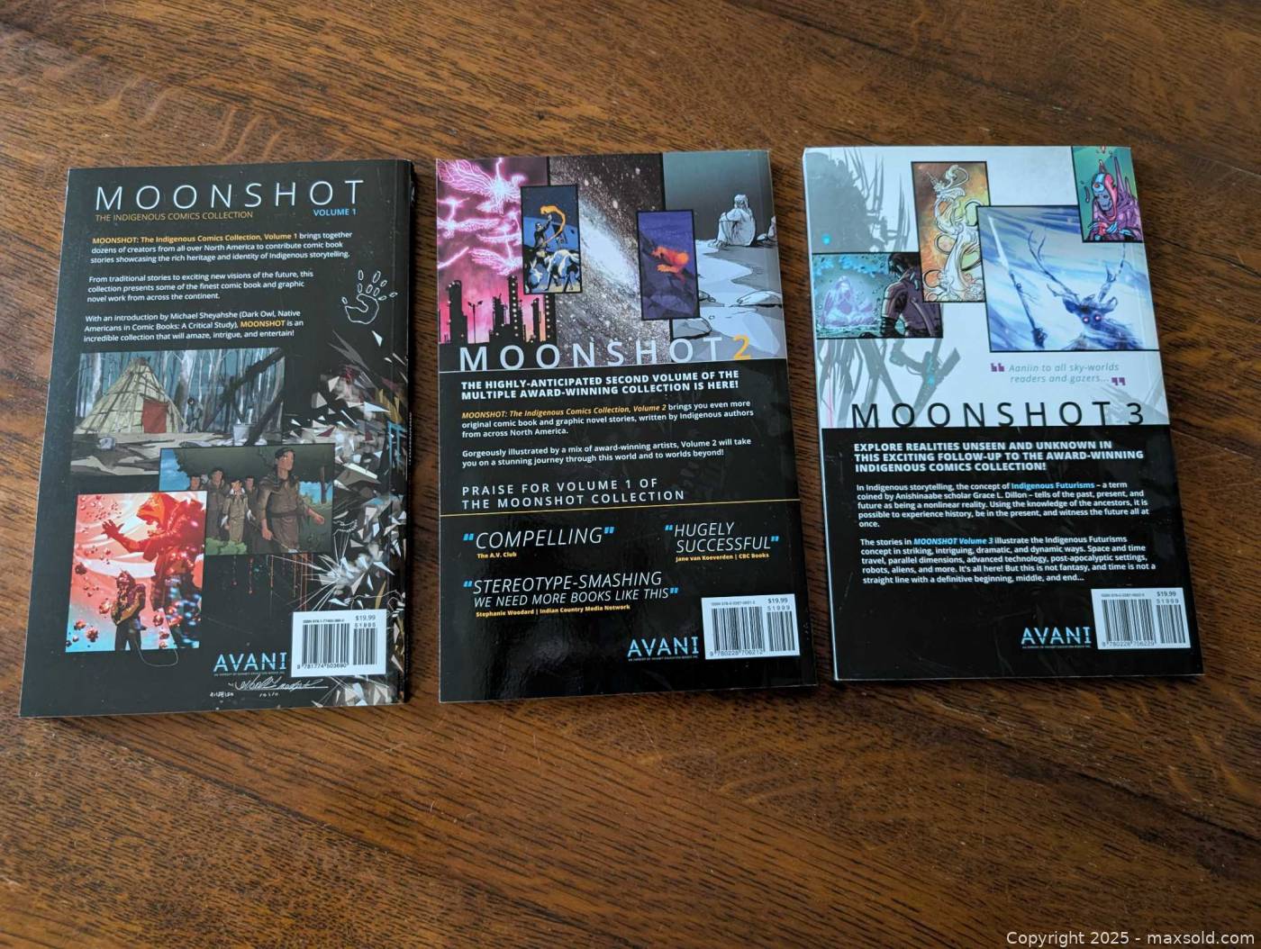 Moonshot Indigenous Comics Collection Volumes 1-3 | Maxsold
