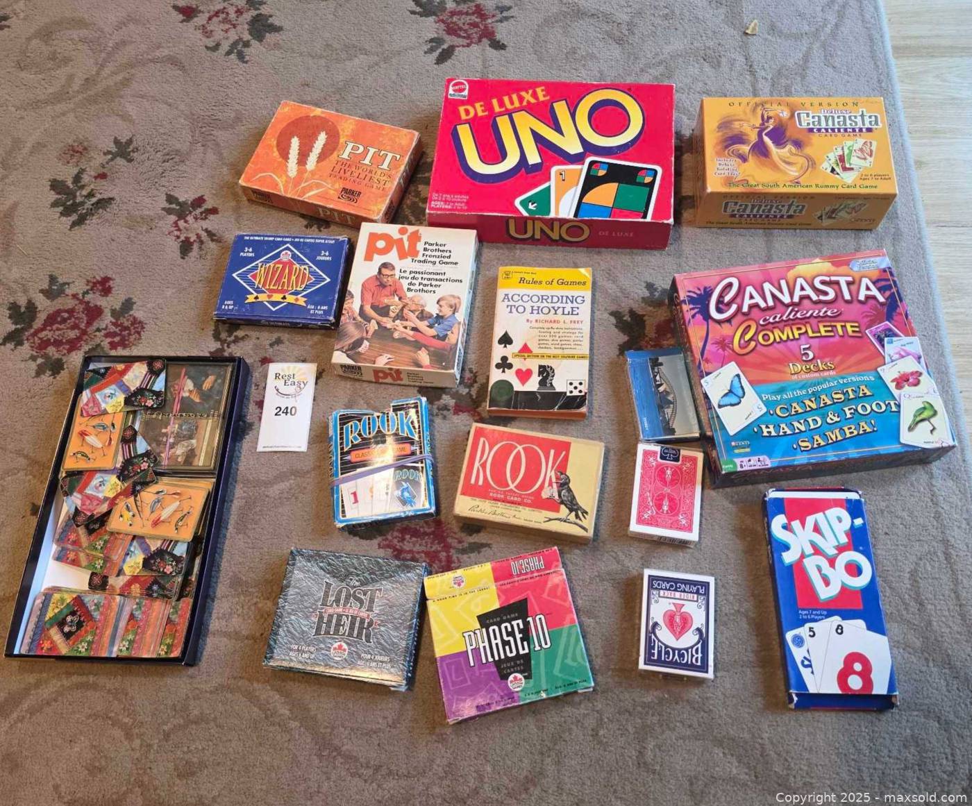 Board and Card Games Lot | Maxsold