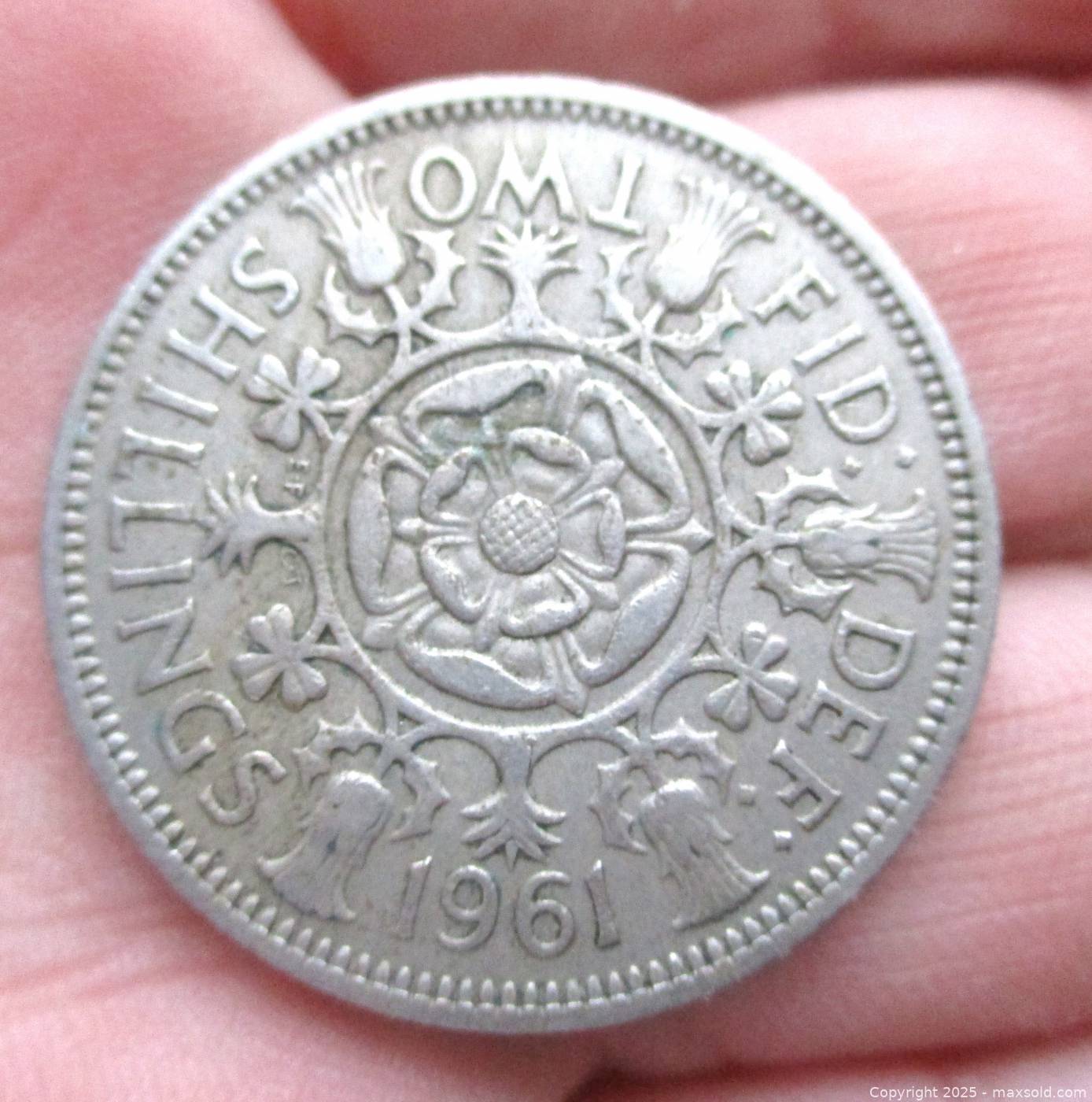 Six Queen Elizabeth II Two Shillings Coins 1961-1967 | Maxsold