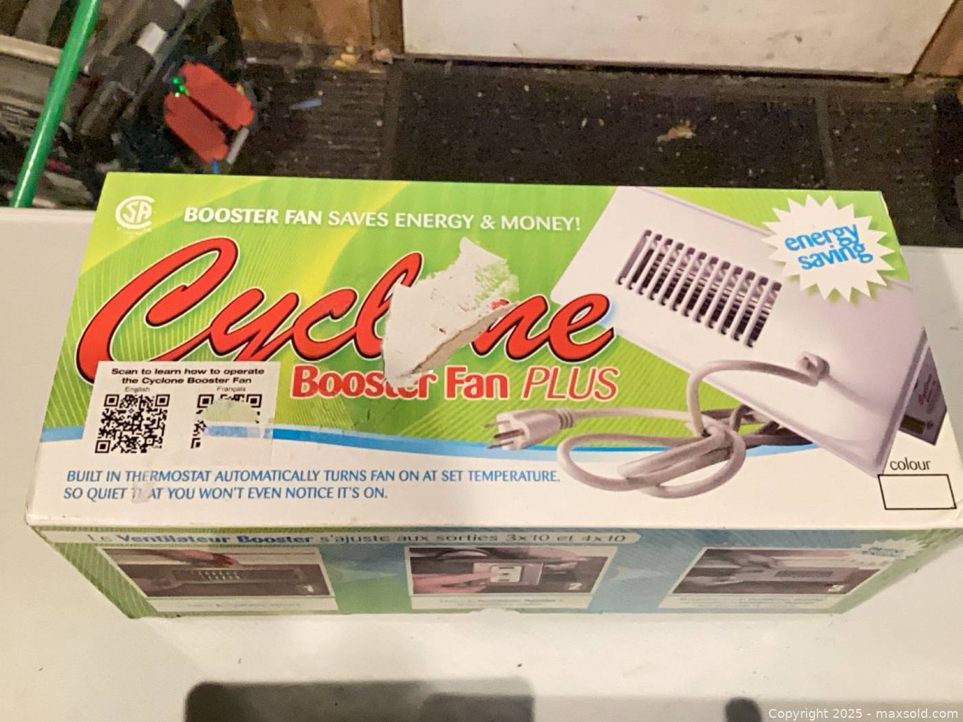 Cyclone Booster Fan Plus register vent fans | Maxsold